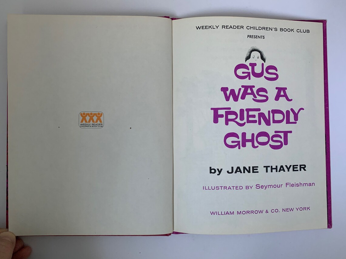 Vintage Gus Was A Friendly Ghost by Jane Thayer Vintage - Etsy