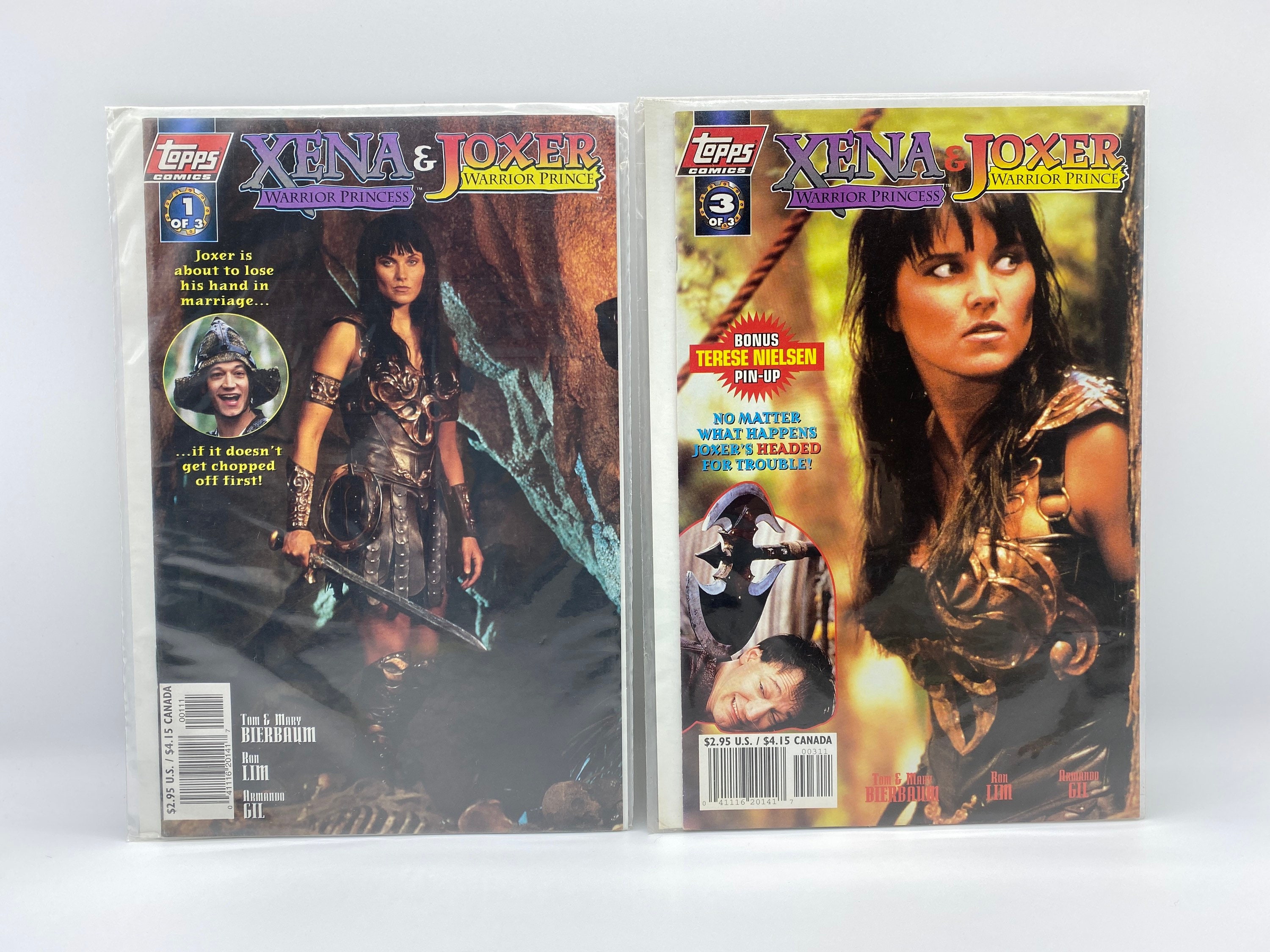 Vintage Xena Warrior Princess & Joxer Warrior Prince Topps - Etsy