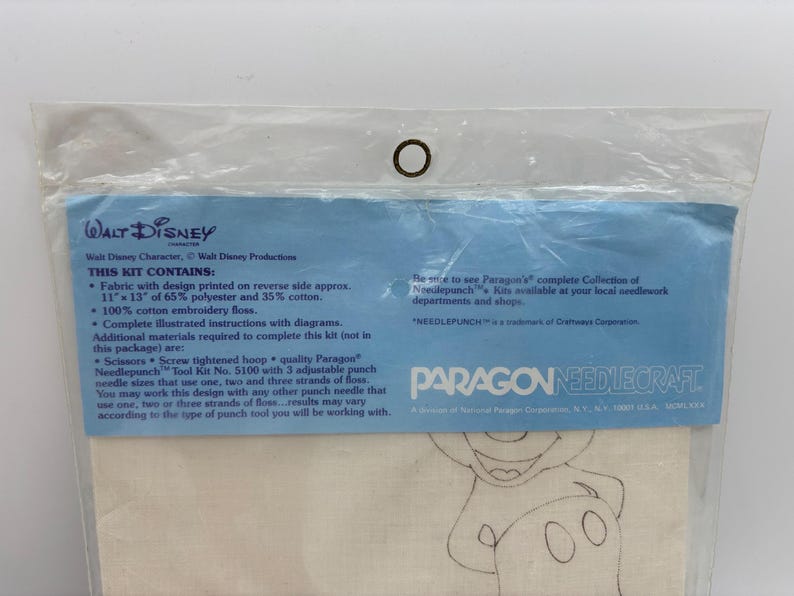 Fun With Walt Disney Character Needlepunch Embroidery by Paragon ...
