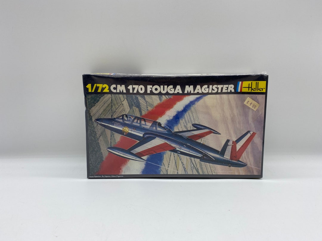 Heller CM 170 Fougasse Magister Model Kit 1:72, 1980 New Old Stock 170 ...