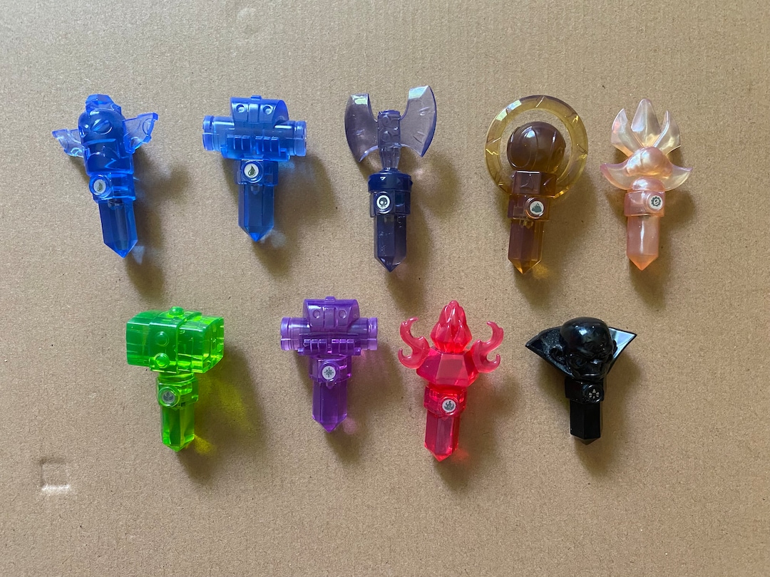 Skylanders Trap Team Trap Crystals Lot of 9, Kaos Trap Crystal, Undead ...