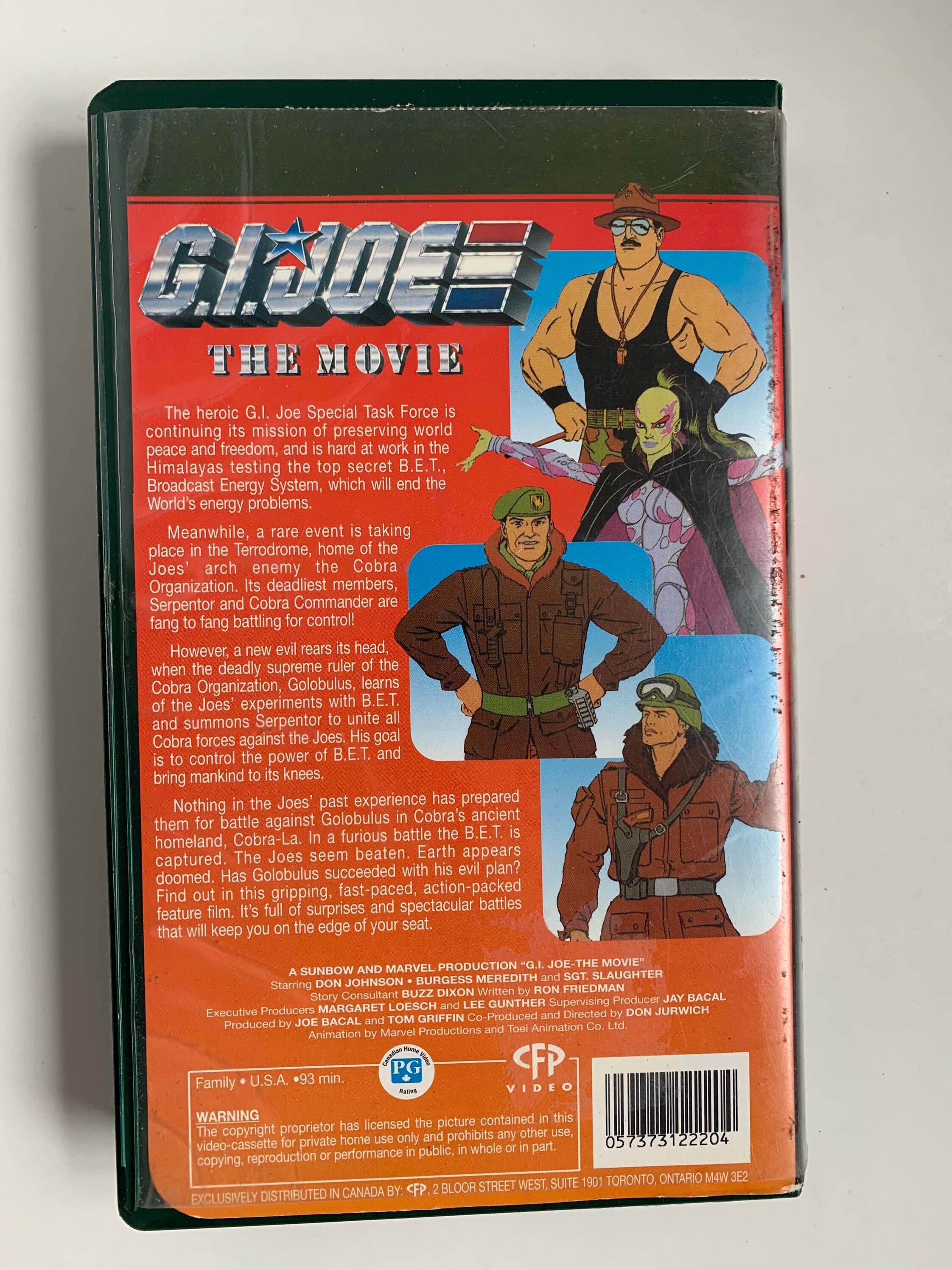 G.I. Joe the Movie VHS Clamshell 1995 G.I. Joe VHS Movie GI - Etsy