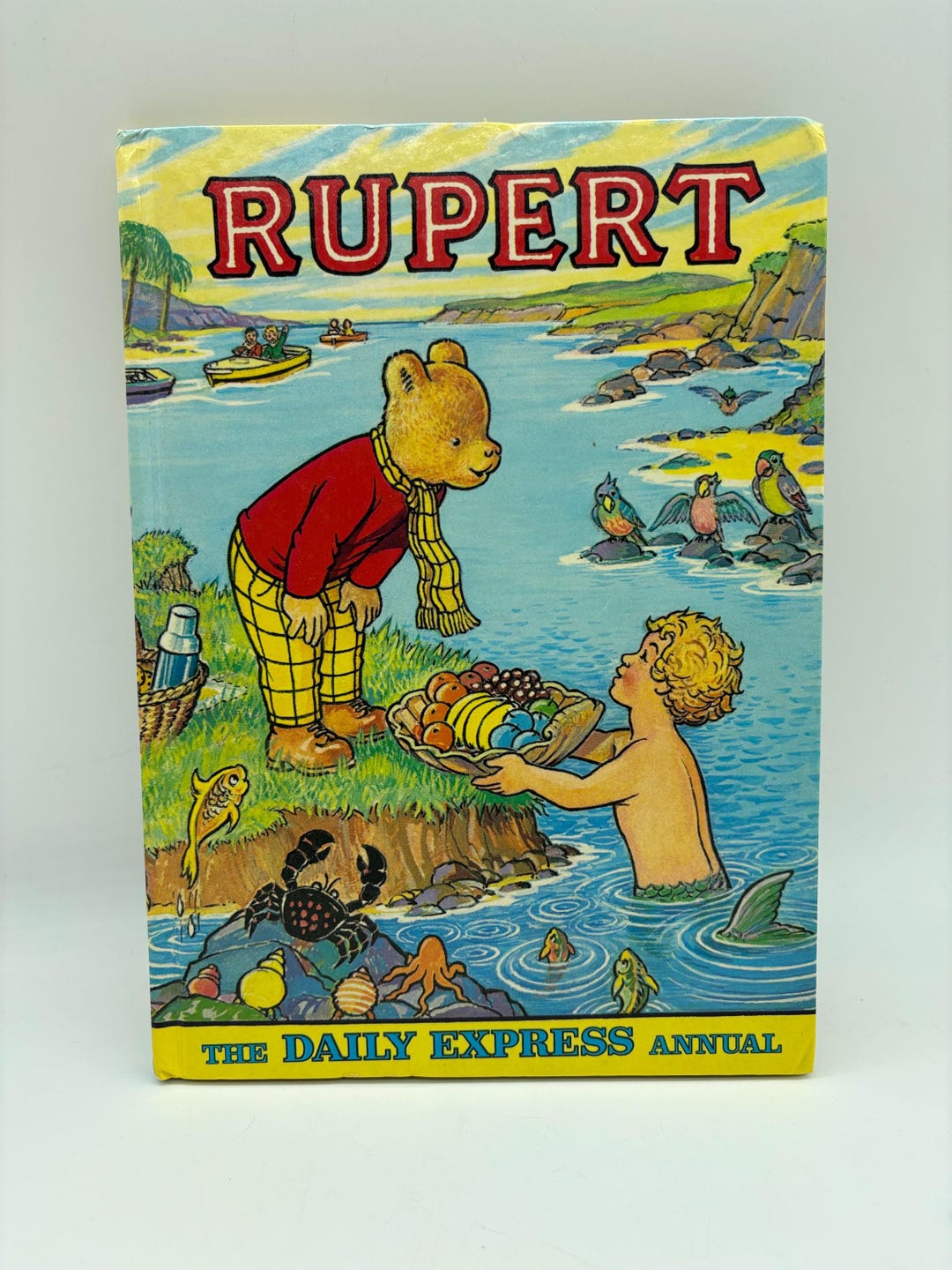 Rupert the Daily Express Annual, Rare 1975 Rupert, Printed in Great ...