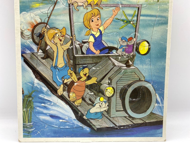 À Walt Disney Classic the Rescuers Golden Frame-tray Puzzle - Etsy
