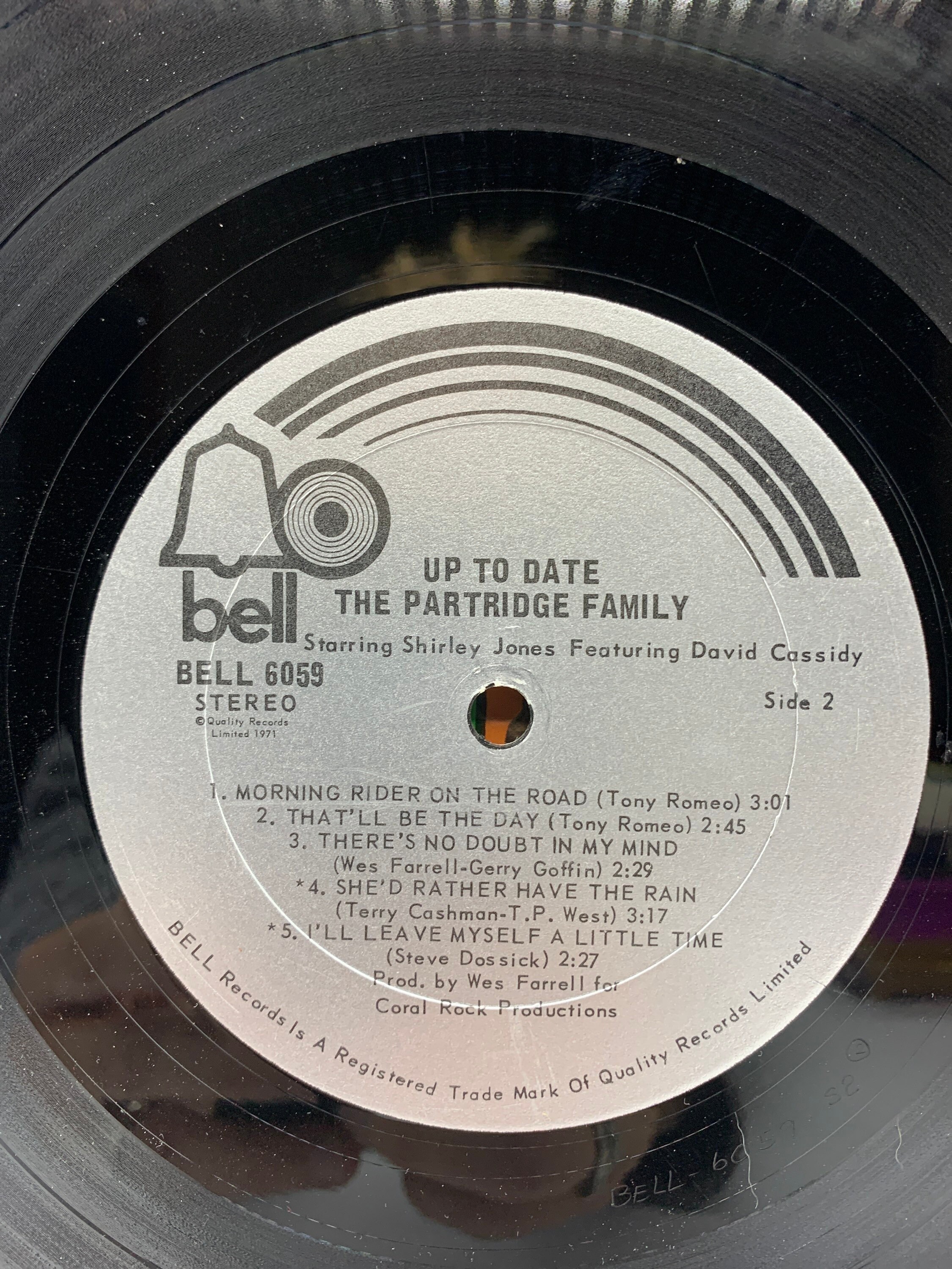 Vintage the Partridge Family up to Date Vinyl Record Starring - Etsy Canada