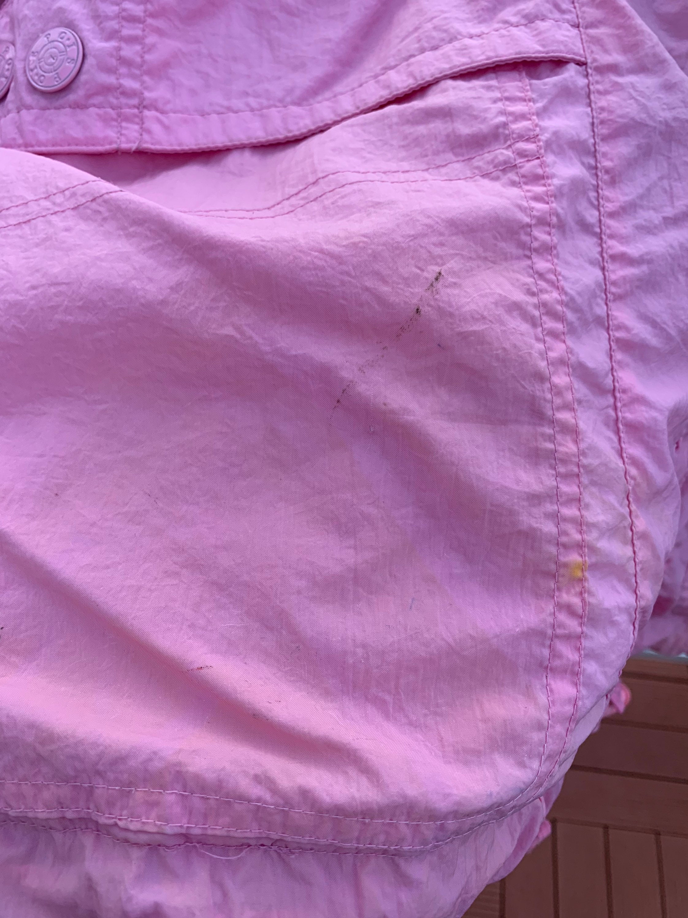 Vintage ISPO Pink Windbreaker Jacket, Pink Windbreaker, Pocketed Womens ...