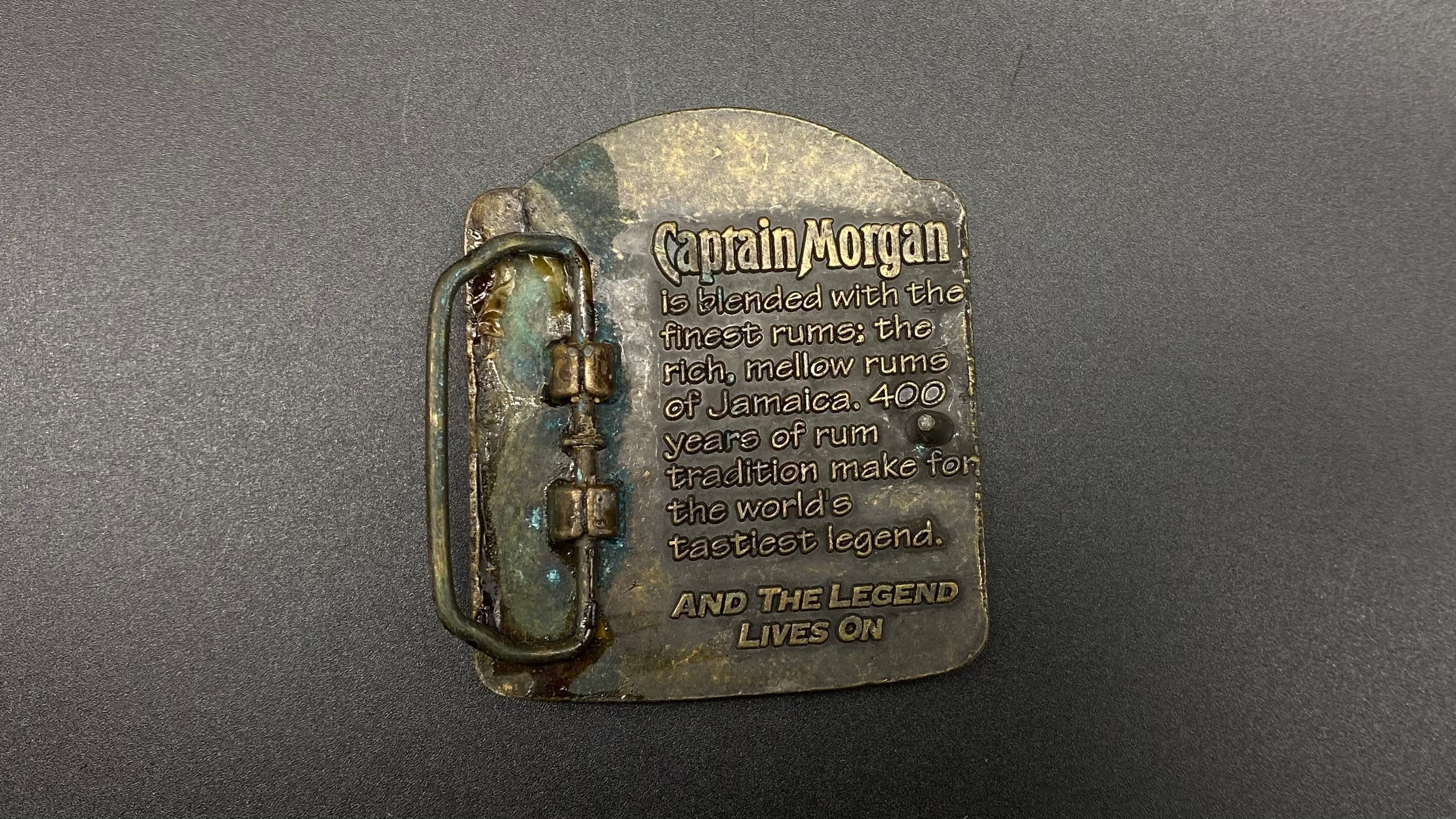Vintage Captain Morgan Rum Belt Buckle Brass Captain Morgan - Etsy