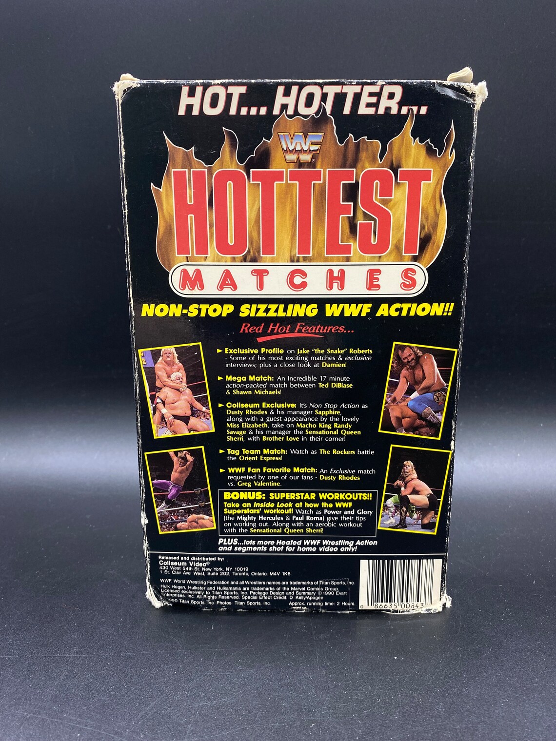 WWF Hottest Matches VHS, Coliseum Video Presents Wwf Hottest Matches ...