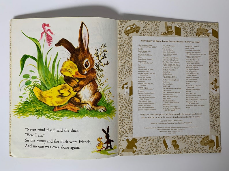 The Golden Egg Book A Little Golden Book 1975 Vintage the | Etsy