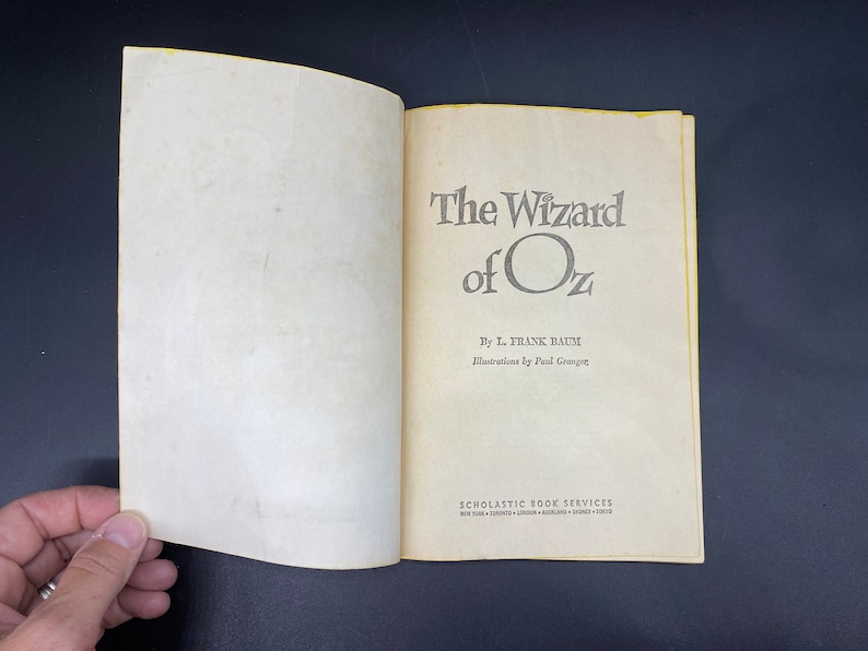 The Wizard of OZ by L. Frank Baum Scholastic 1974, Scolastic Book the ...