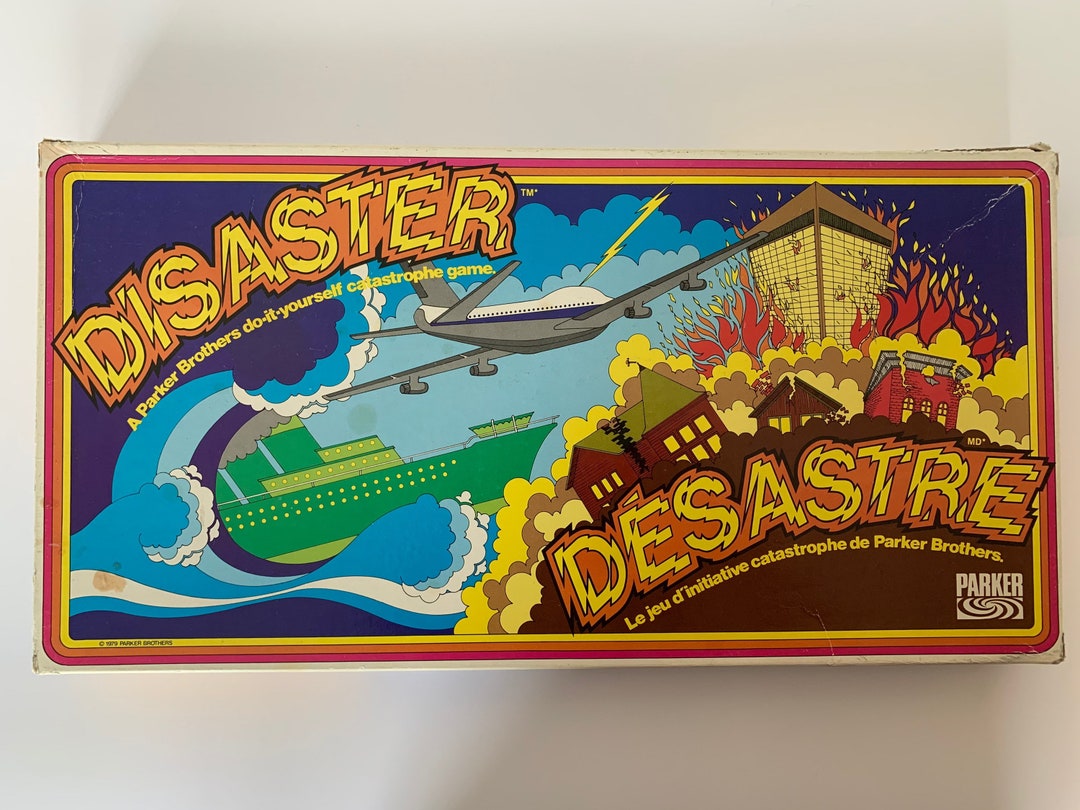 Disaster A Parker Brothers Do It Yourself Catastrophe Game, Vintage ...