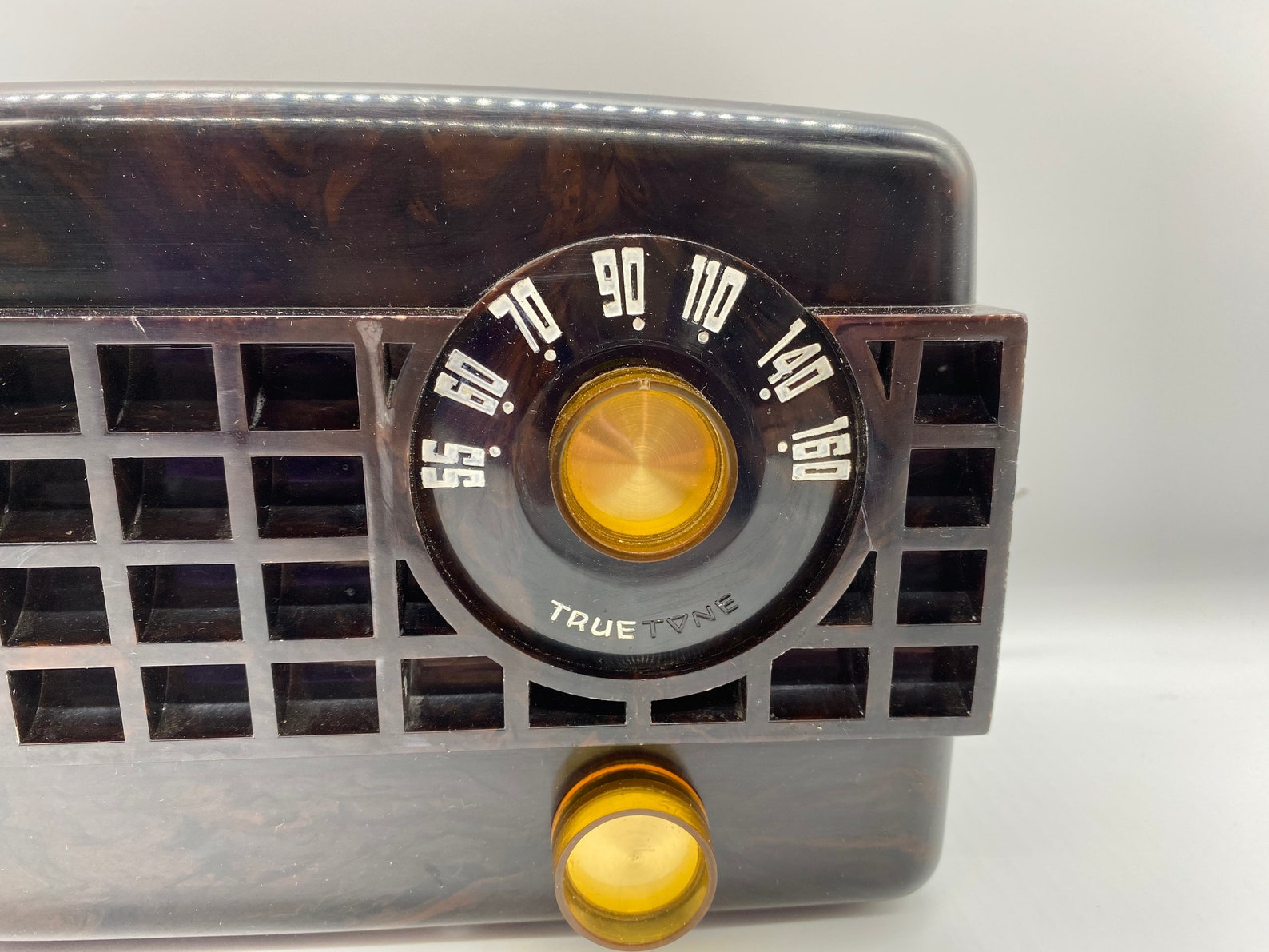 Vintage Truetone Bakelite AM Tube Radio, Rare Truetone Model D290 Tube ...