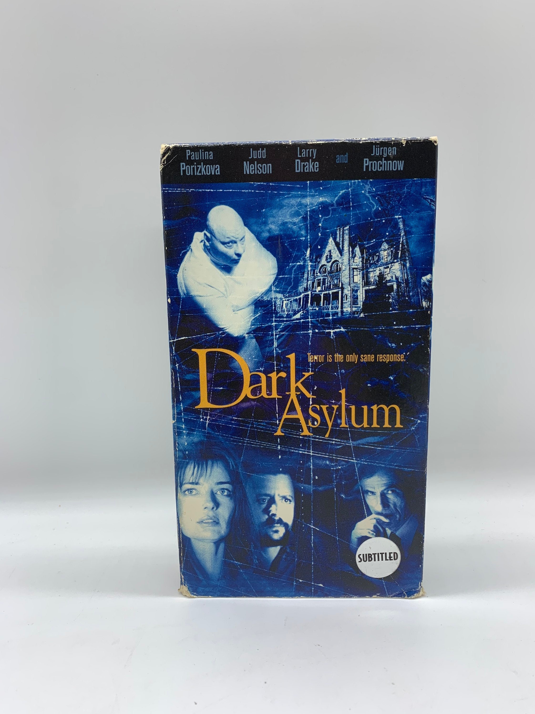 Vintage Dark Asylum VHS Subtitles Dark Asylum Horror Movie - Etsy
