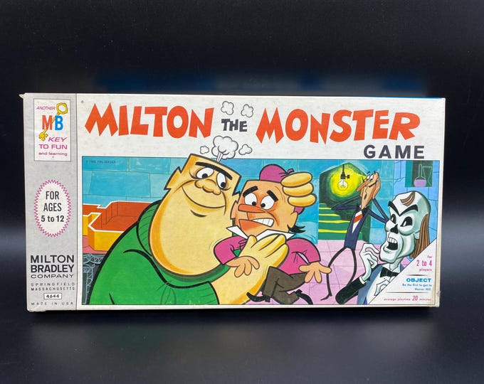 1966 Milton the Monster Game Milton Bradley Game, Vintage Milton the ...