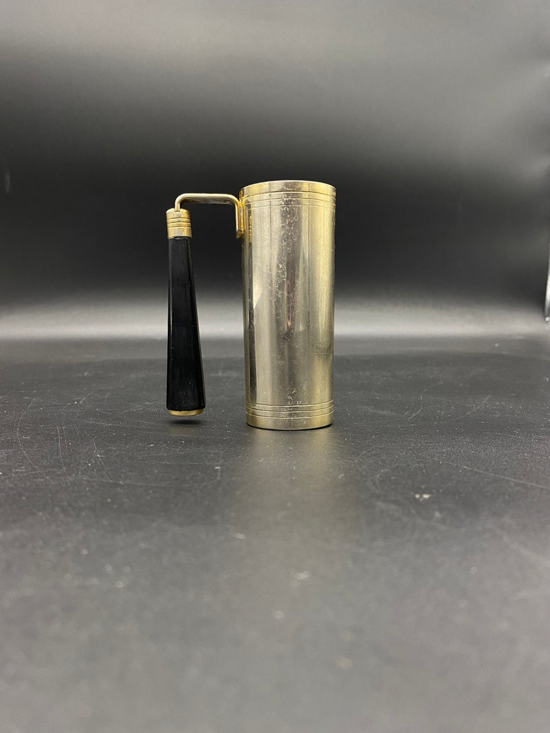 Vintage Glo-hill Canada Stop Light Shot Cup, Brass Coloured Stop Light ...