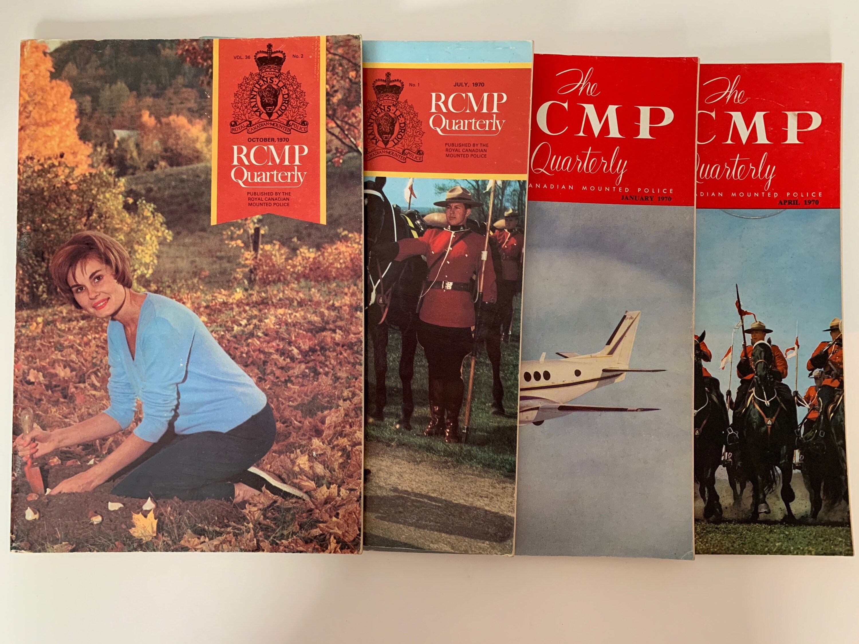 Vintage RCMP Quarterly Magazine Royal Canadian Mounted Police - Etsy Canada
