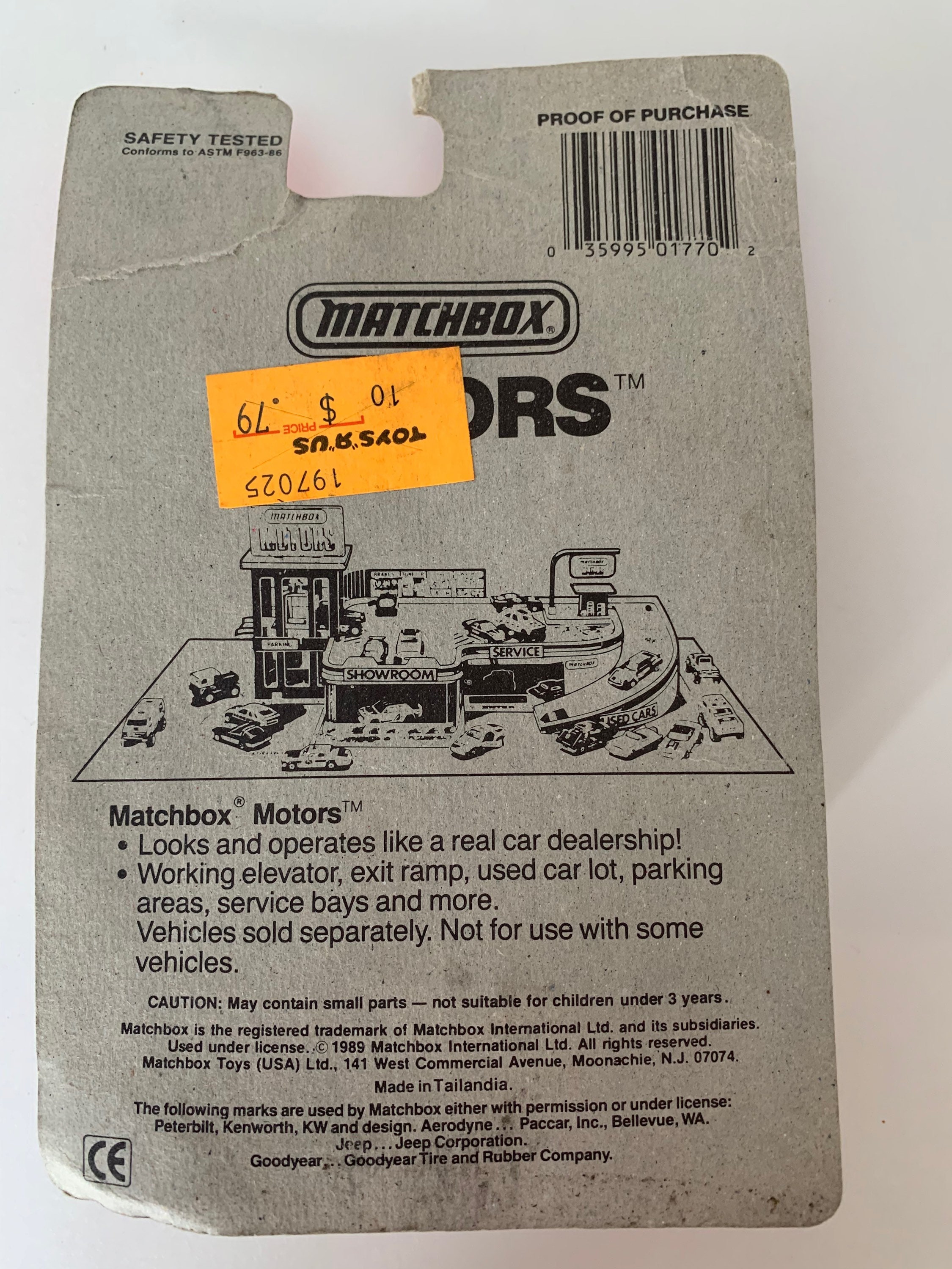 1989 Matchbox Ford Cargo Skip Truck New Package, Die Cast Metal Car ...