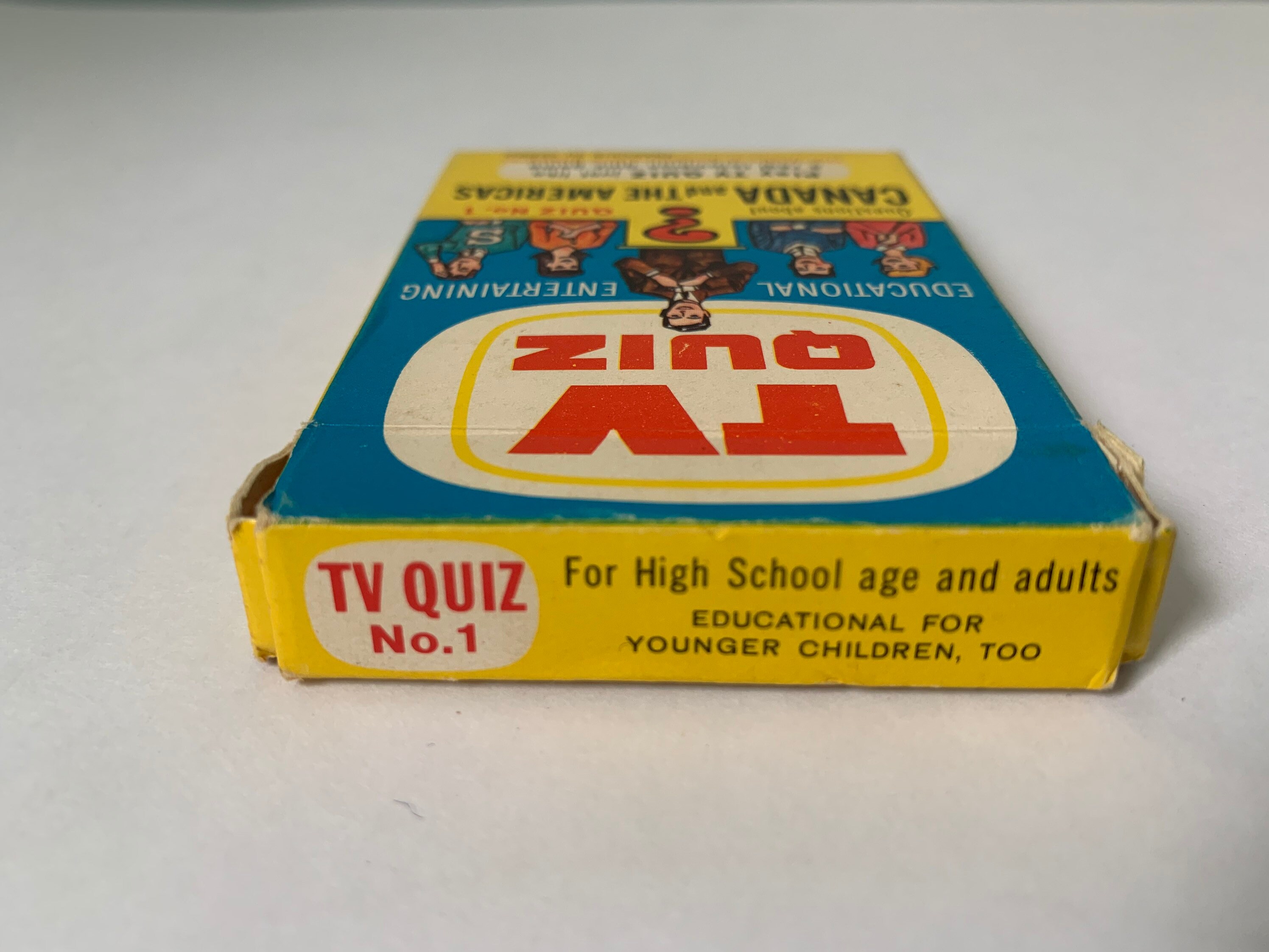 Vintage TV Quiz, 1962 Educational Entertaining, TV Quiz Deck of 40 ...