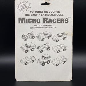 Die-cast Micro Racers With Carry Case for 3 Cars New Old Stock, Sealed ...