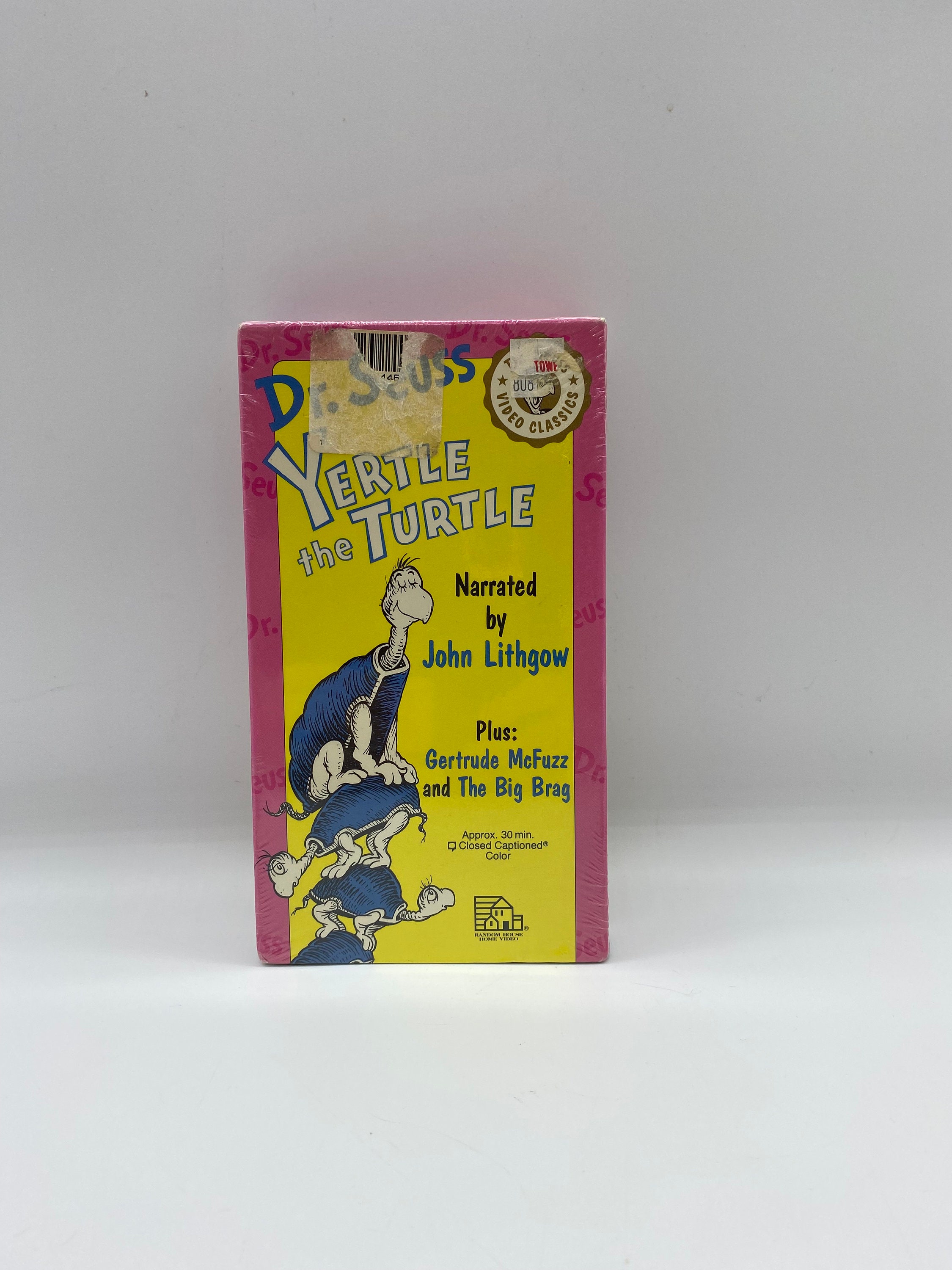 Dr. Seuss Yertle the Turtle VHS Sealed, New Old Stock Yertle the Turtle ...
