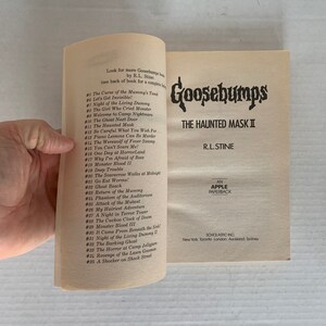 R.L. Stine Goosebumps the Haunted Mask II, Goosebumps 36, 1995 ...