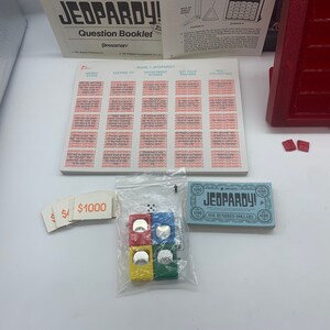 Vintage Jeopardy 2nd Edition, 1986 Jeopardy Game, Game Based on the TV ...