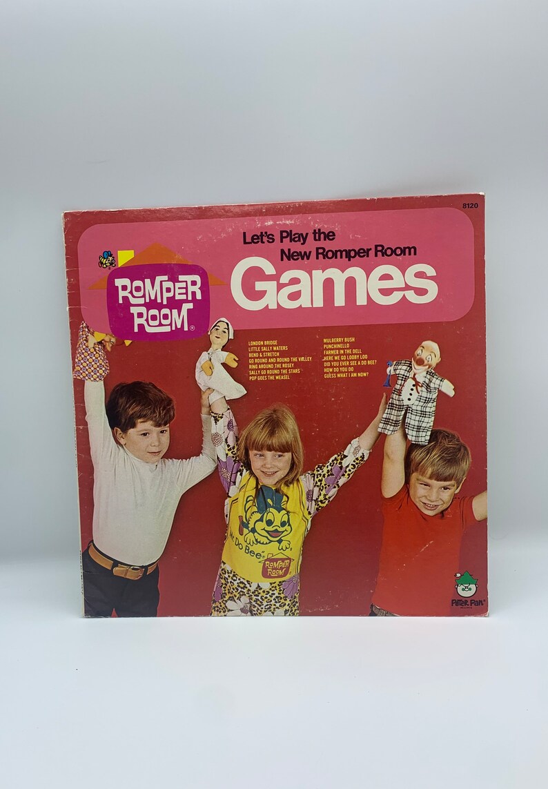 Vintage Romper Room Vinyl Record, Lets Play the New Romper Room Games ...