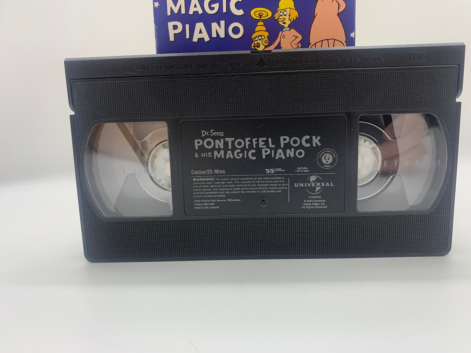 Vintage Dr. Seuss Pontoffel Pock & His Magic Piano VHS Fully - Etsy
