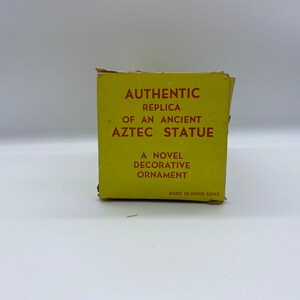 Vintage Authentic Replica of an Ancient Aztec Warrior A Novel ...