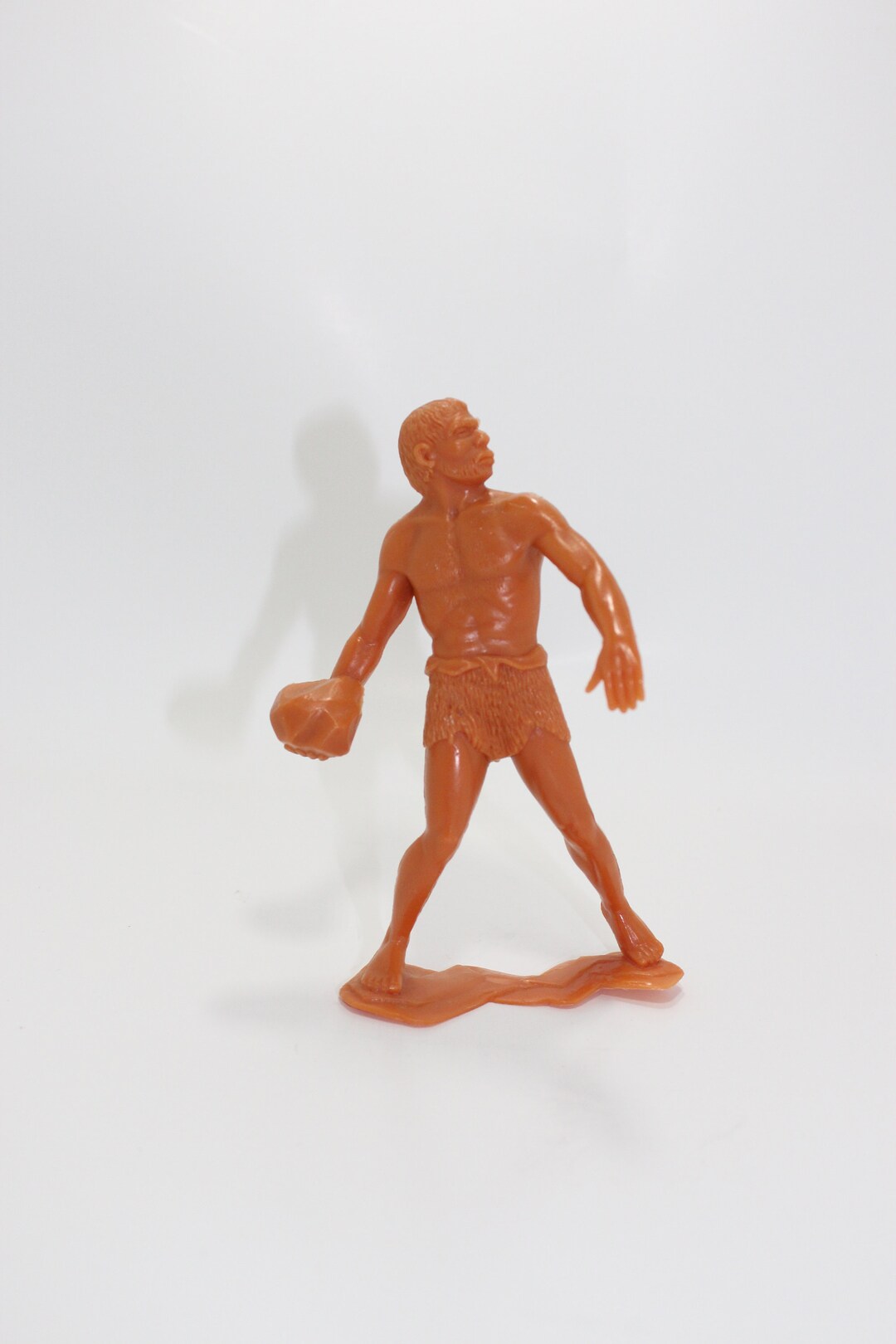 Vintage Louis Marx & Co. Caveman With Rock MCMLXIII 1963, 6.5” Caveman ...