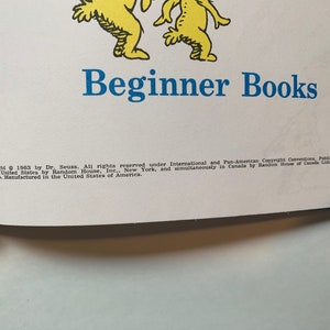 Vintage Dr. Seuss’s ABC Beginner Books, Grolier Book Club Edition, Dr ...