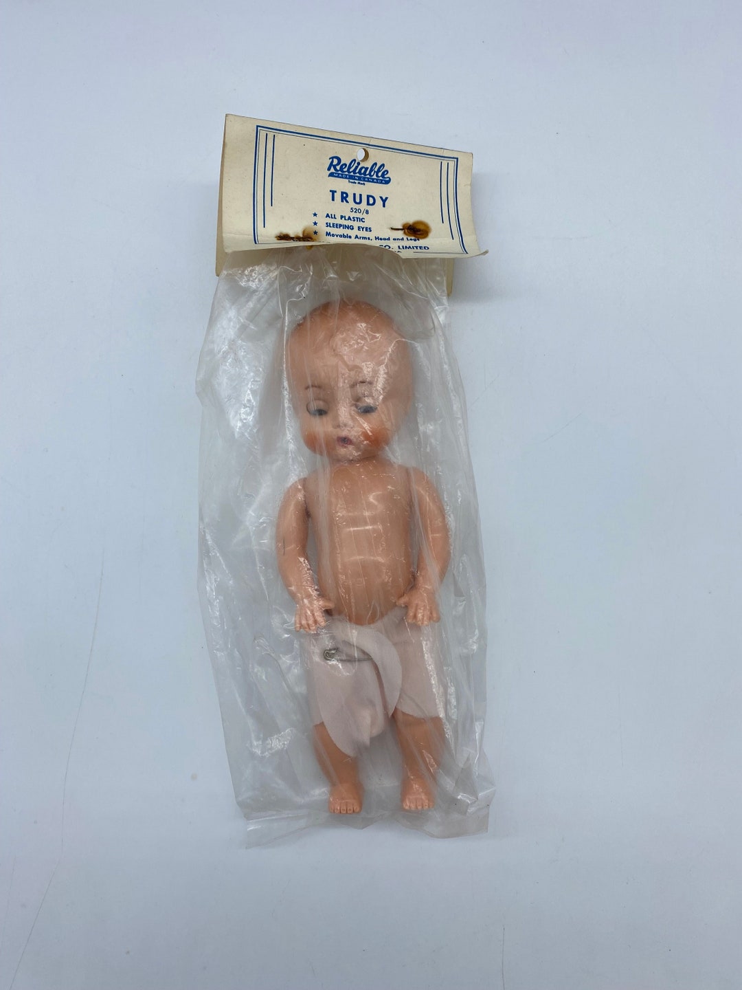 Vintage Reliable Trudy 8” Doll in Package, New Old Stock Reliable ...