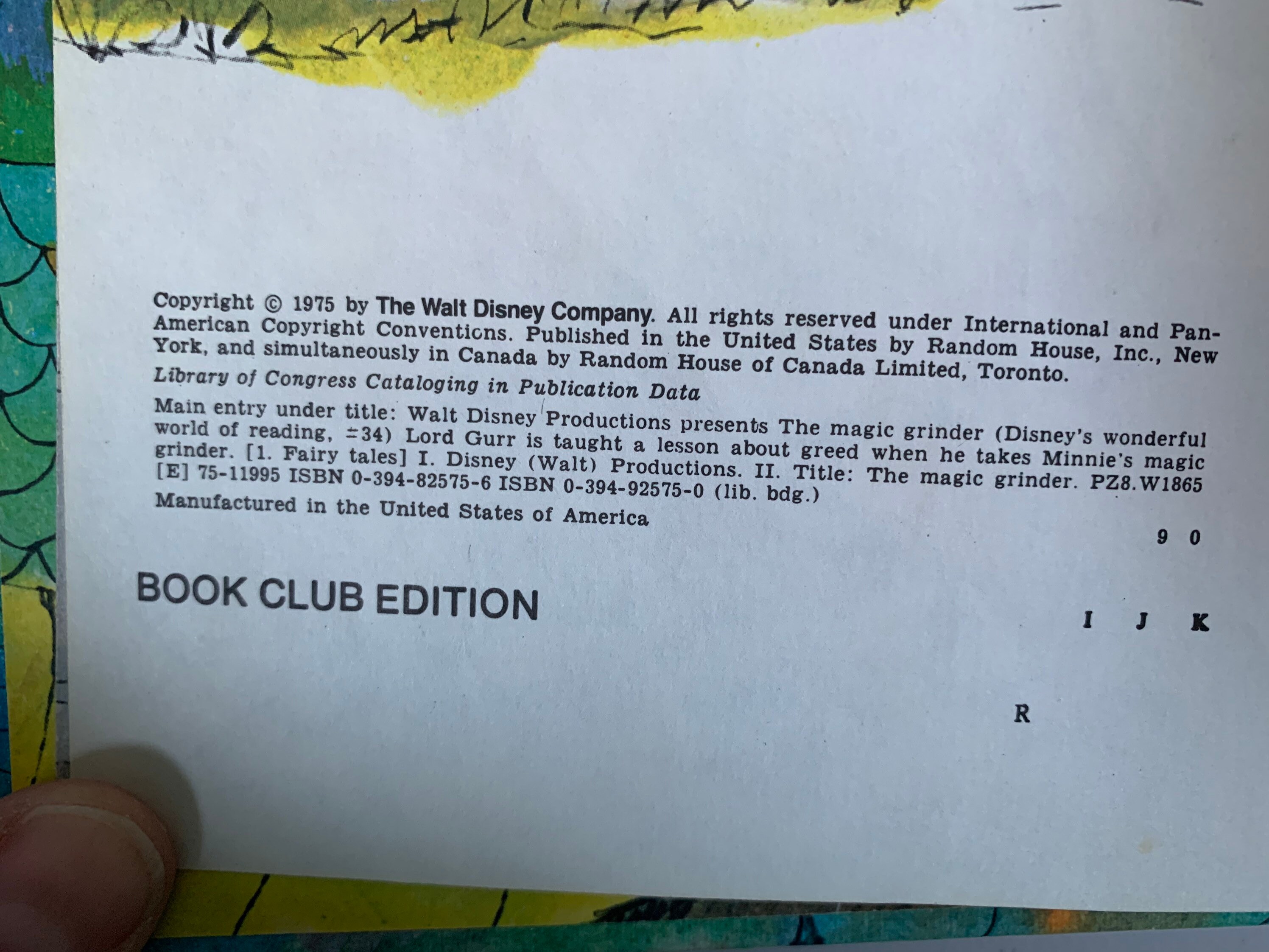 The Magic Grinder Walt Disney Productions 1975 Random House | Etsy