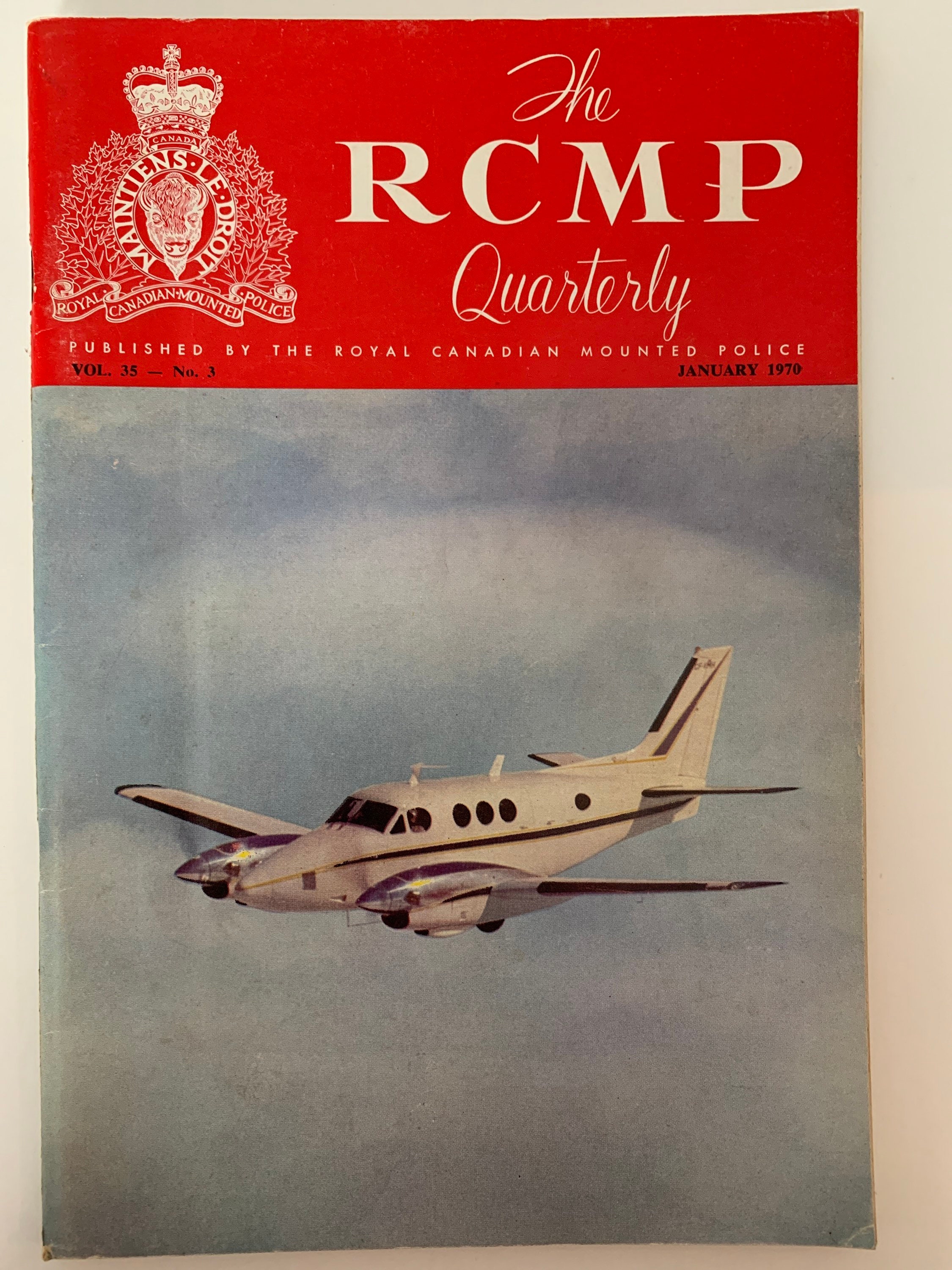 Vintage RCMP Quarterly Magazine Royal Canadian Mounted Police - Etsy Canada