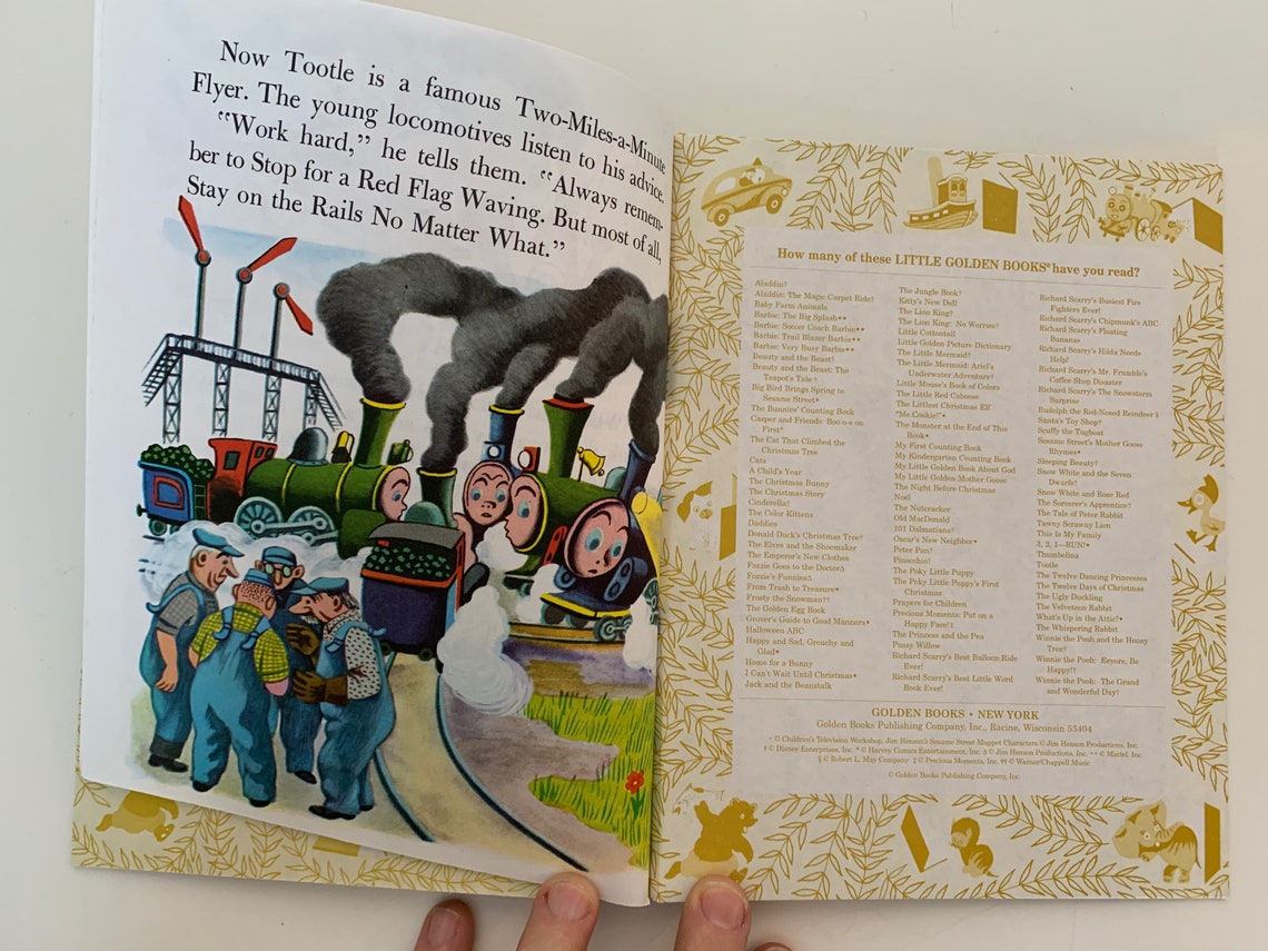 Tootle A Little Golden Book by Gertrude Crampton 1973 Golden - Etsy