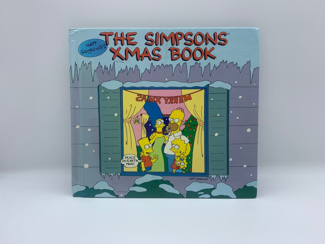 Vintage Matt Groenings the Simpsons Xmas Book 1990 First - Etsy
