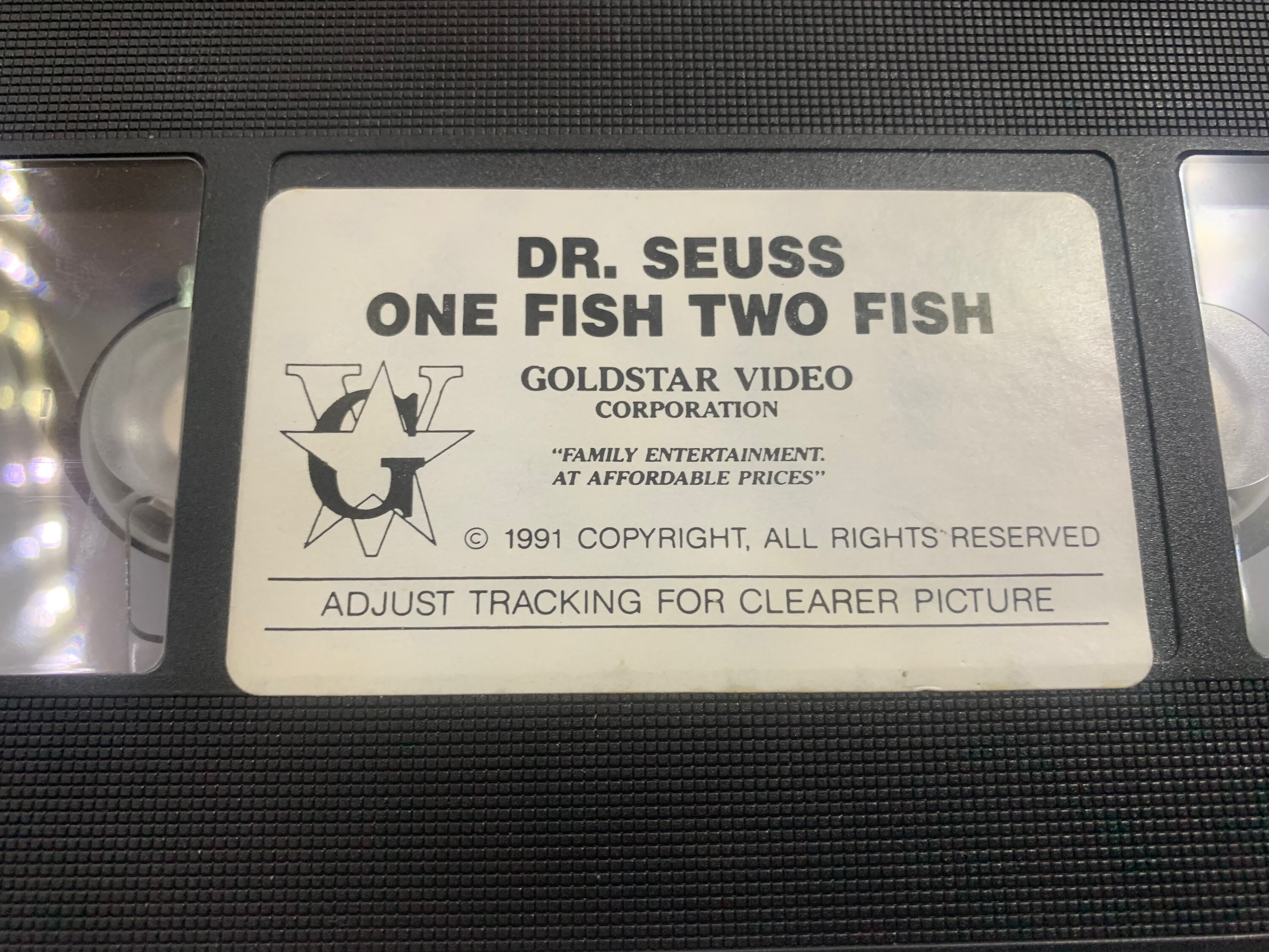 Vintage Dr. Seuss VHS Beginner Book Video One Fish Two Fish | Etsy Canada
