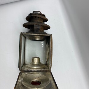 Antique Carriage Lamp Lantern, Large Carriage Oil Lamp, Antique 17.5 ...