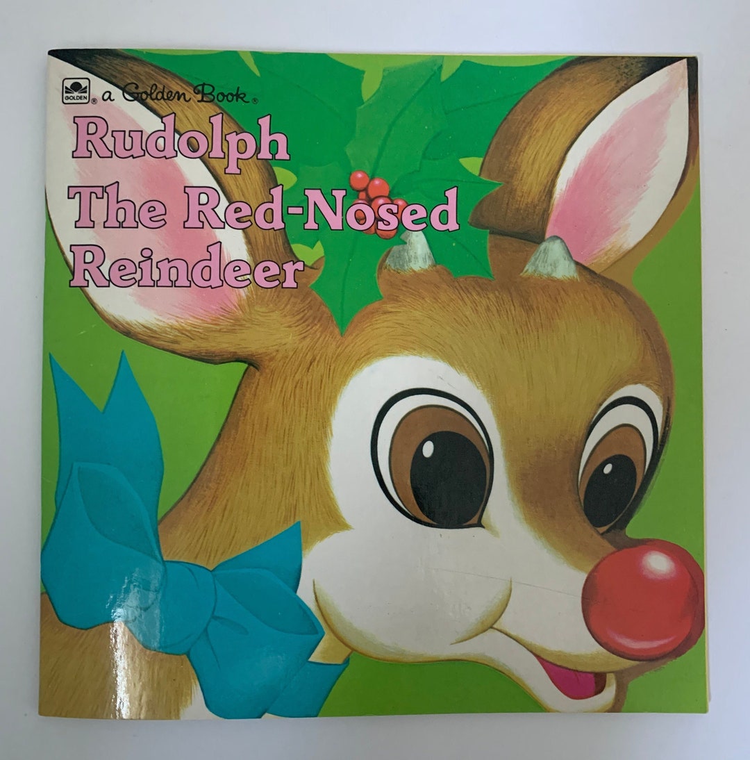 Vintage 1972 Rudolph the Red Nosed Reindeer, 1972 Rudolph Soft Cover ...