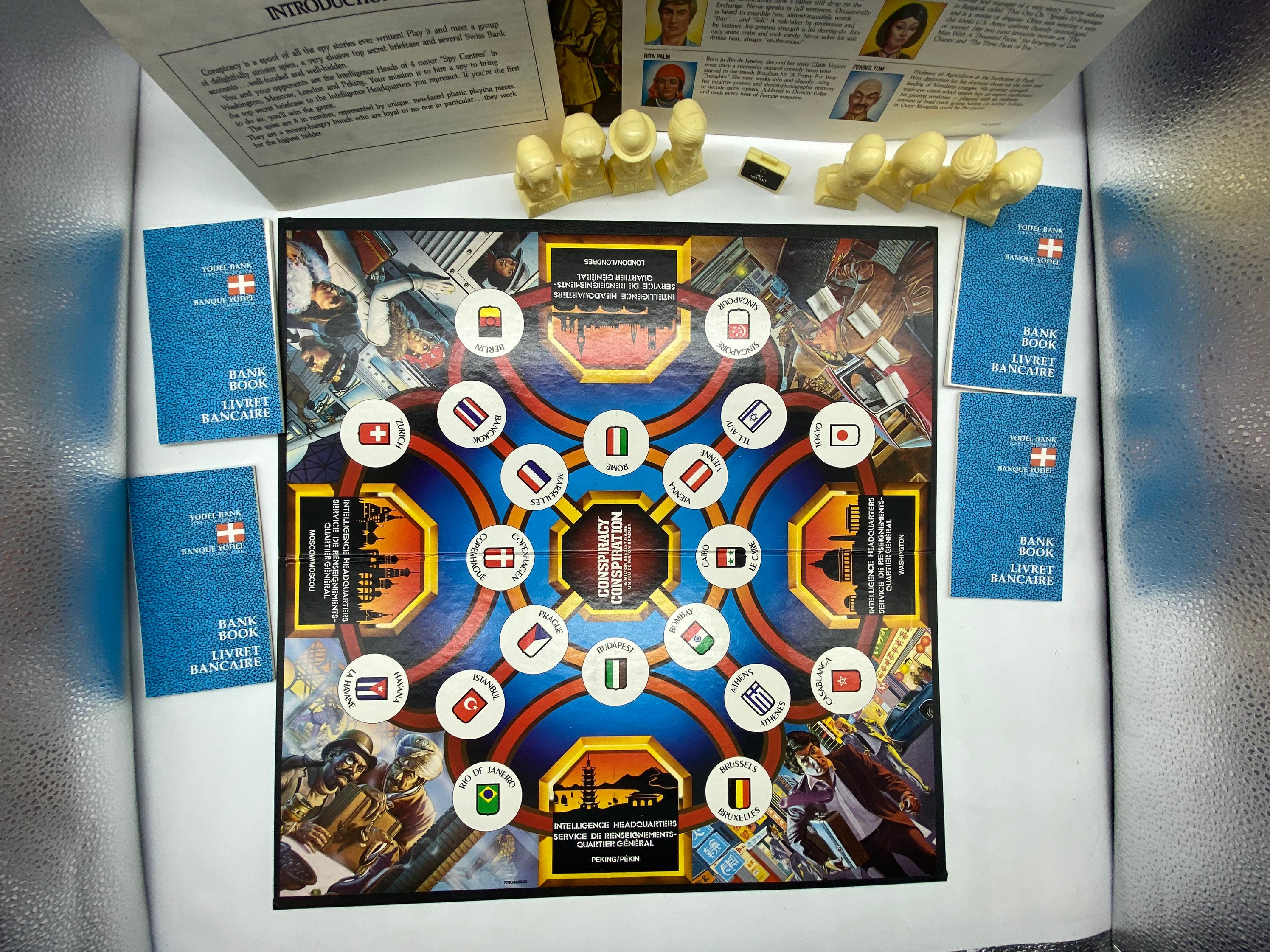 Conspiracy A Spy Game of Bluffing and Betrayal by Milton Bradley ...