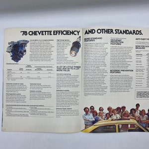 The 1978 Chevy Chevette Brochure, Vintage 1978 Chevy Chevette ...