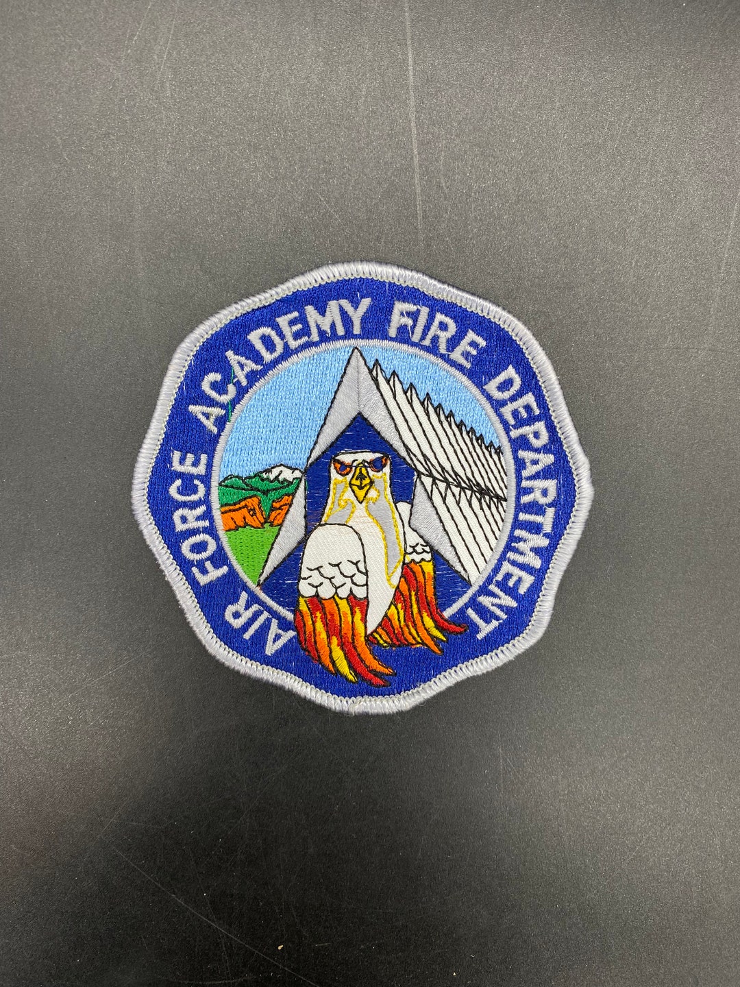 Vintage Air Force Academy Fire Department Patch, Vintage Obsolete USAF ...
