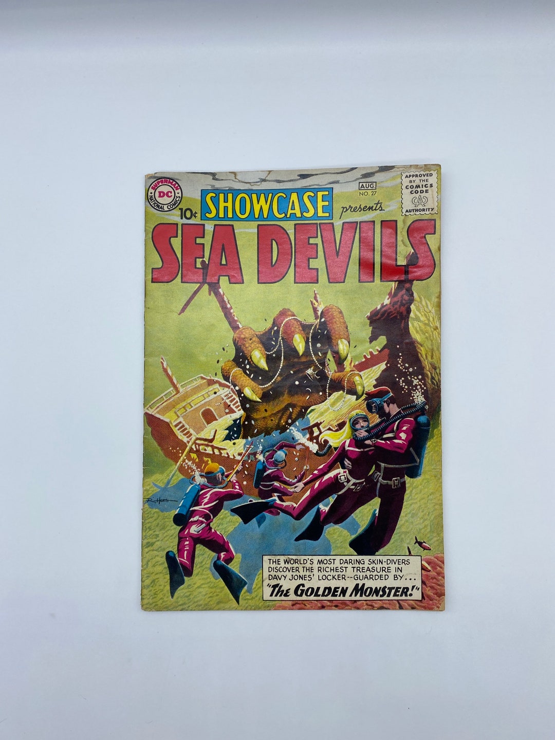 Showcase Presents Sea Devils Superman DC National Comic, Showcase No 27 July-aug 1960 Sea Devils ...