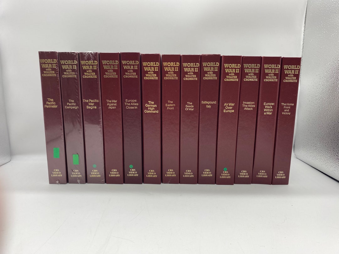 World War II With Walter Cronkite Vhs, 13 WWII With Walter Cronkite Vhs ...