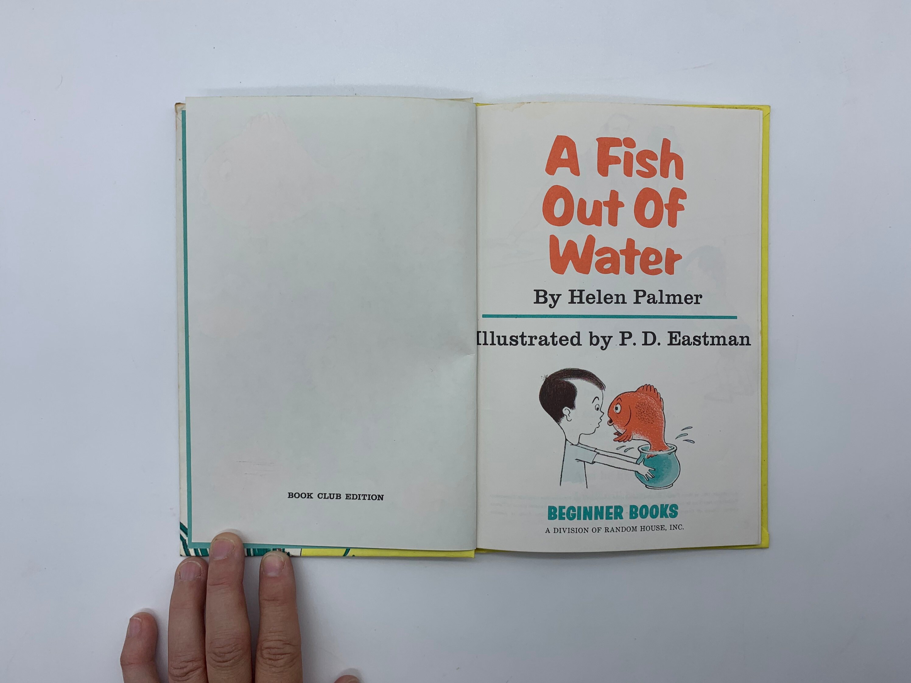 Vintage A Fish Out of Water First Edition 1961 A Fish Out of - Etsy