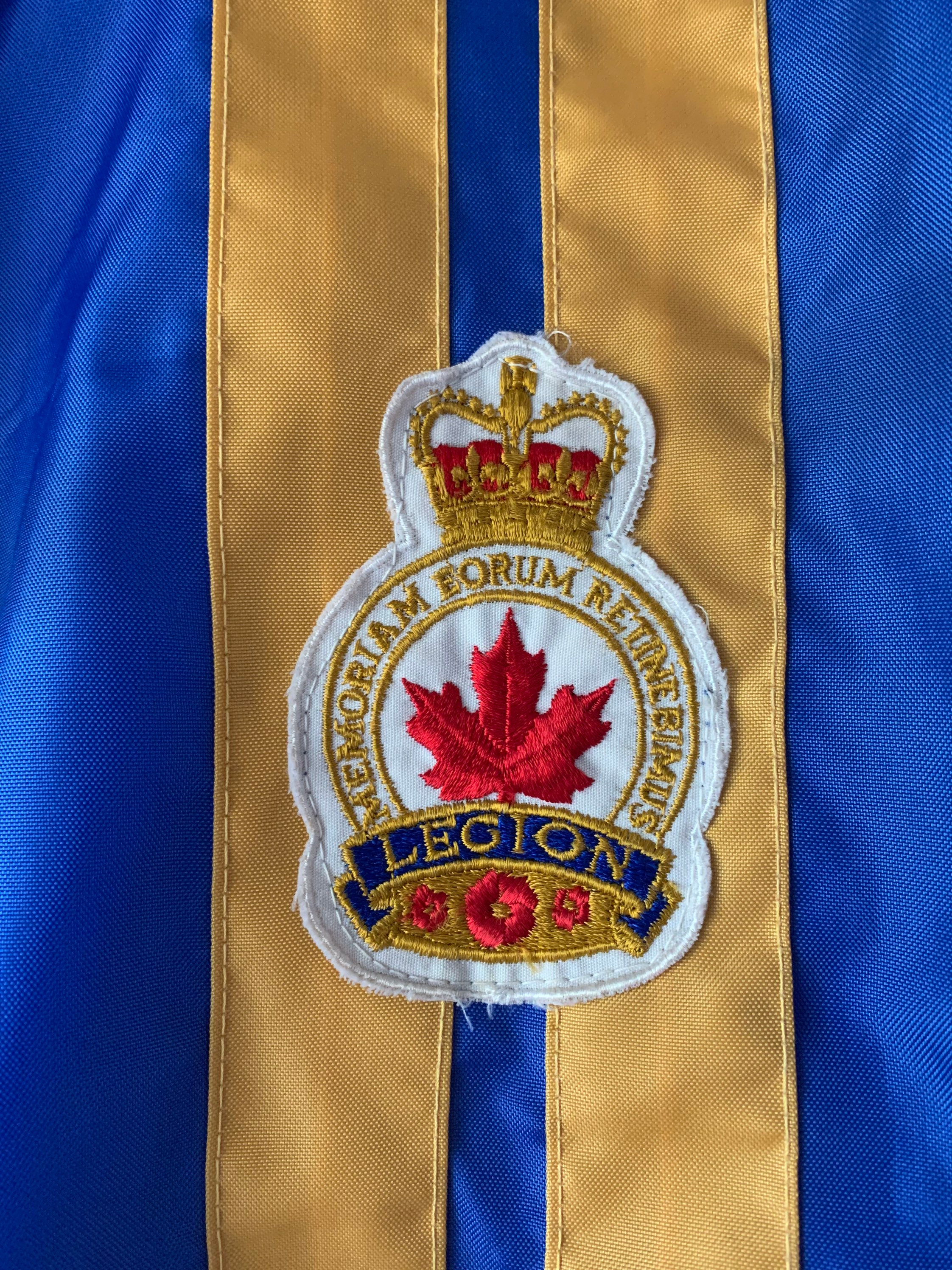 Vintage Royal Canadian Legion Club Jacket by Outdoor Outfits, Mens Blue ...