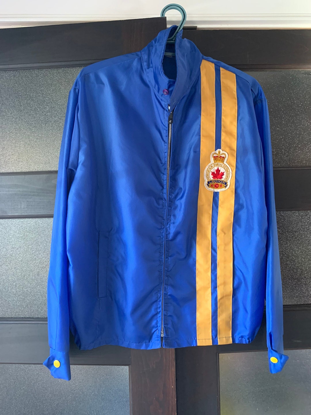 Vintage Royal Canadian Legion Club Jacket by Outdoor Outfits, Mens Blue ...