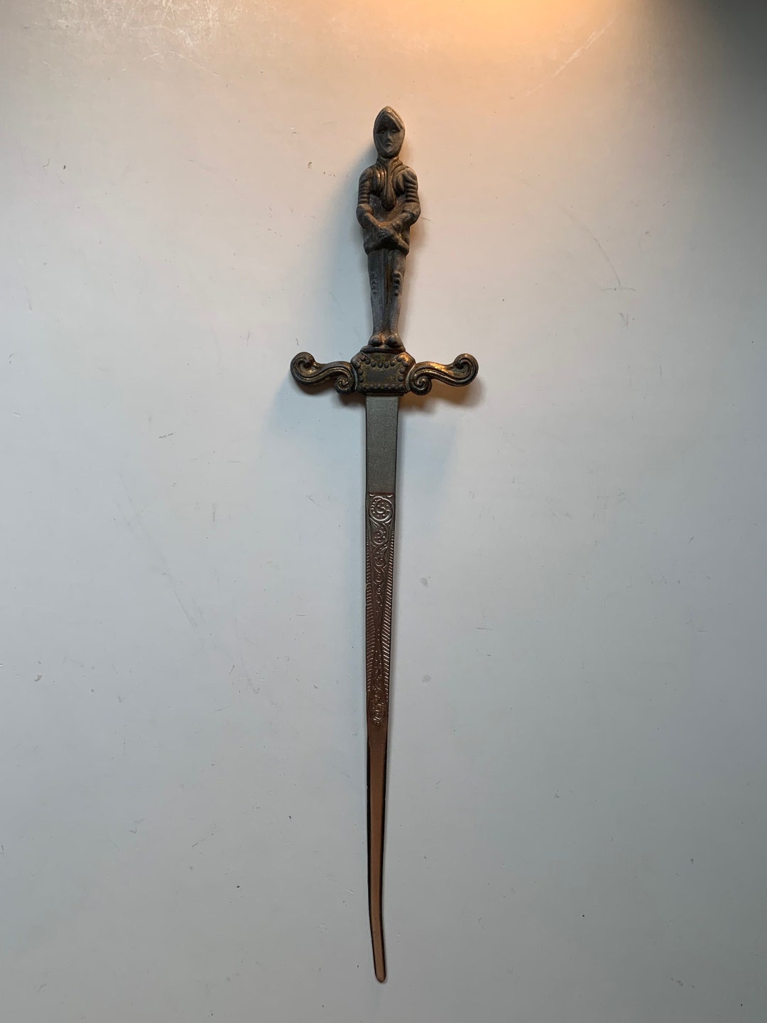 Vintage Medieval Mini Sword Letter Opener, Ornate Letter Opener ...