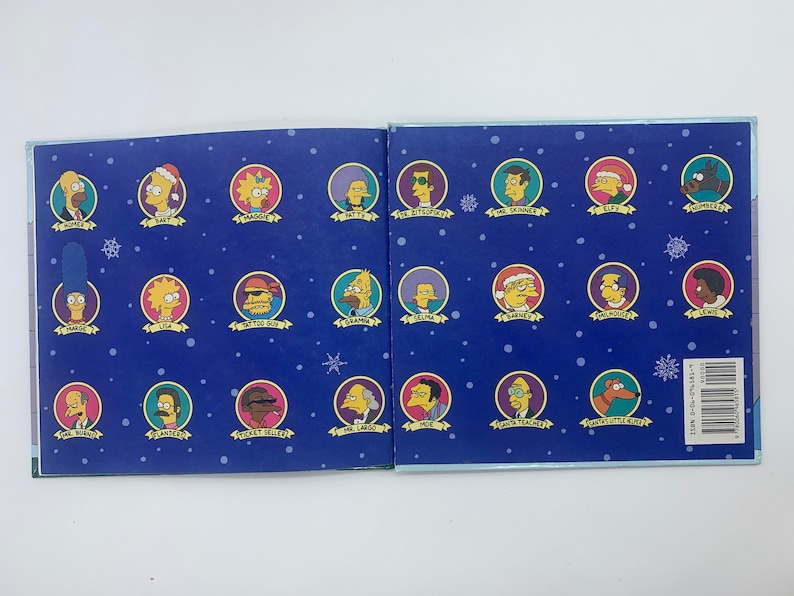 Vintage Matt Groenings the Simpsons Xmas Book 1990 First - Etsy