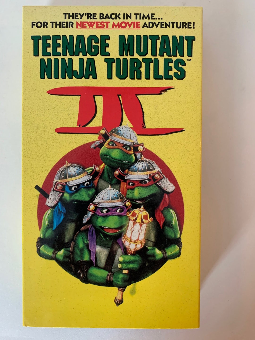 Teenage Mutant Ninja Turtles 3 VHS 1993, TMNT III, Raphael ...